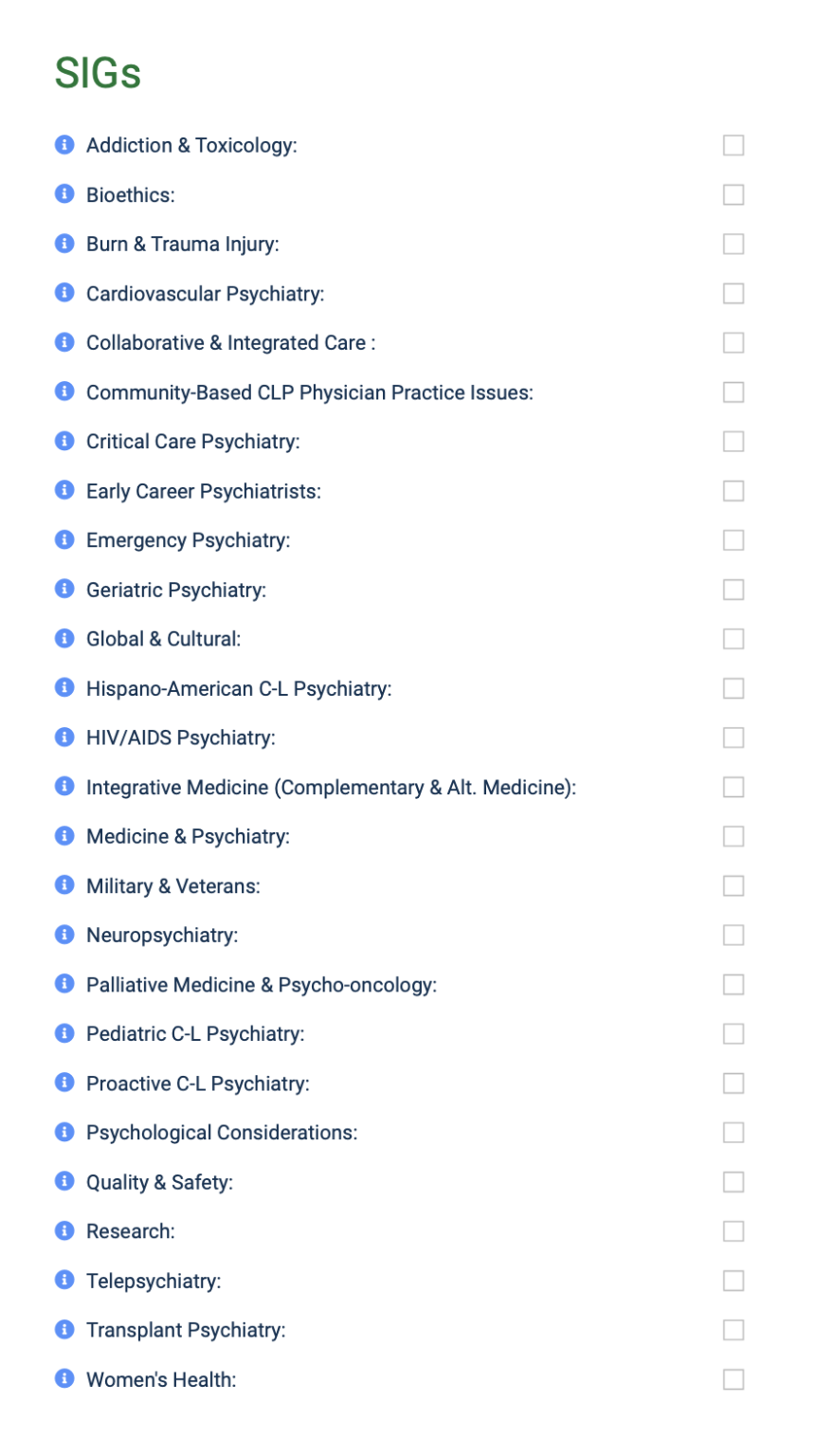 How to Subscribe/Unsubscribe to an ACLP SIG - Academy of Consultation ...